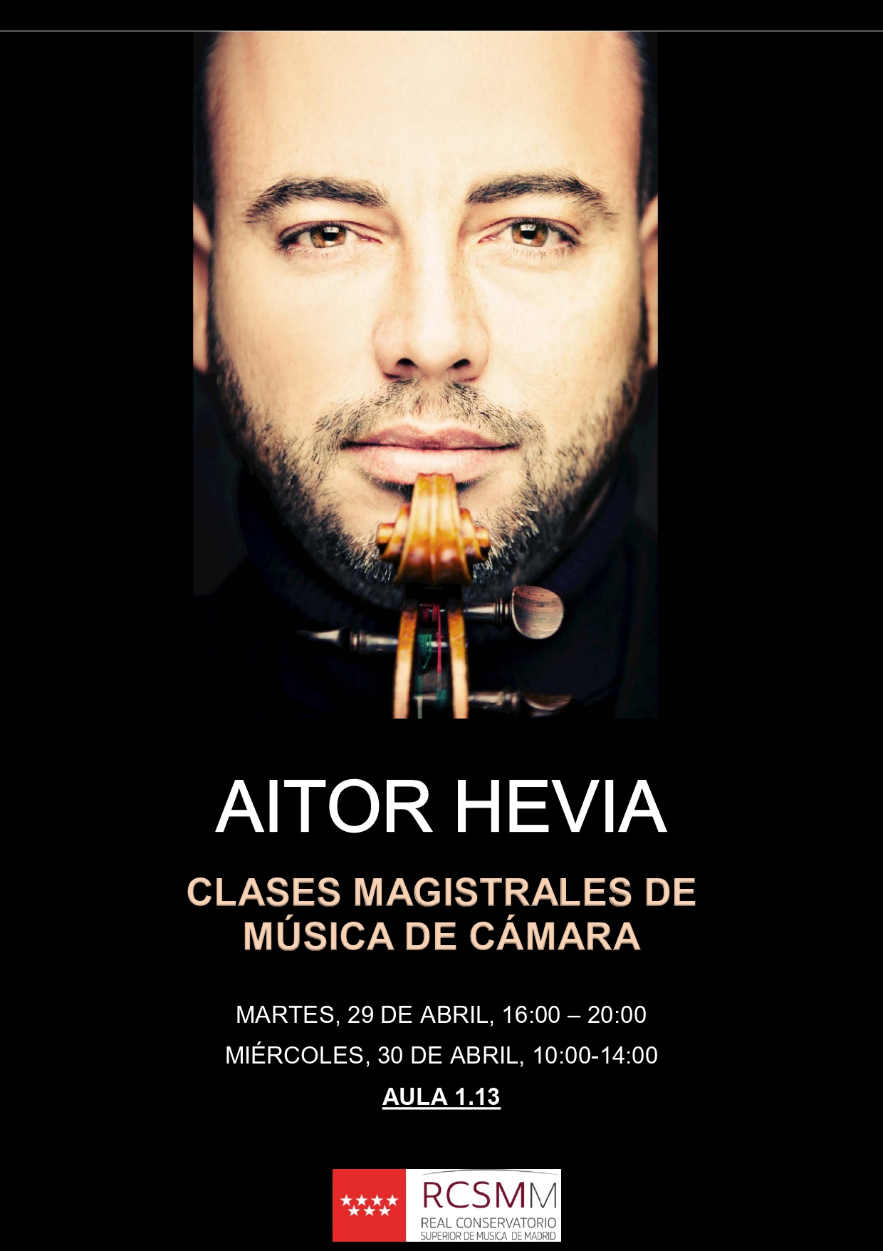 Clases Magistrales de Cámara a cargo de Aitor Hevia | Real Conservatorio Superior de Música de ...